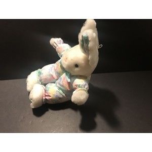 Unbranded | Toys | Vintage Bunny Rabbit Plush Fabric Floral Body ...
